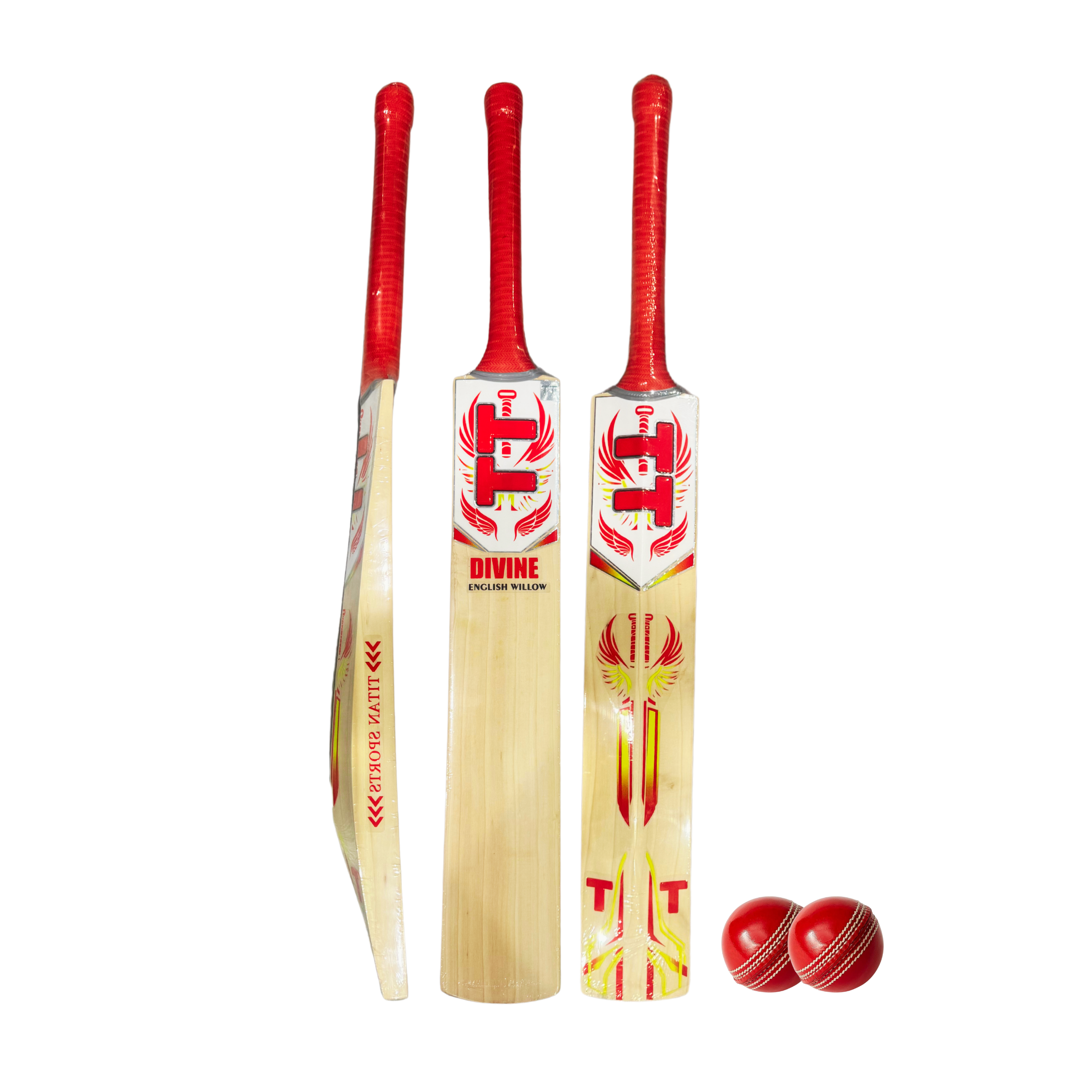 Titan Willow Divine English Willow Premium Cricket Bat - Includes Weat
